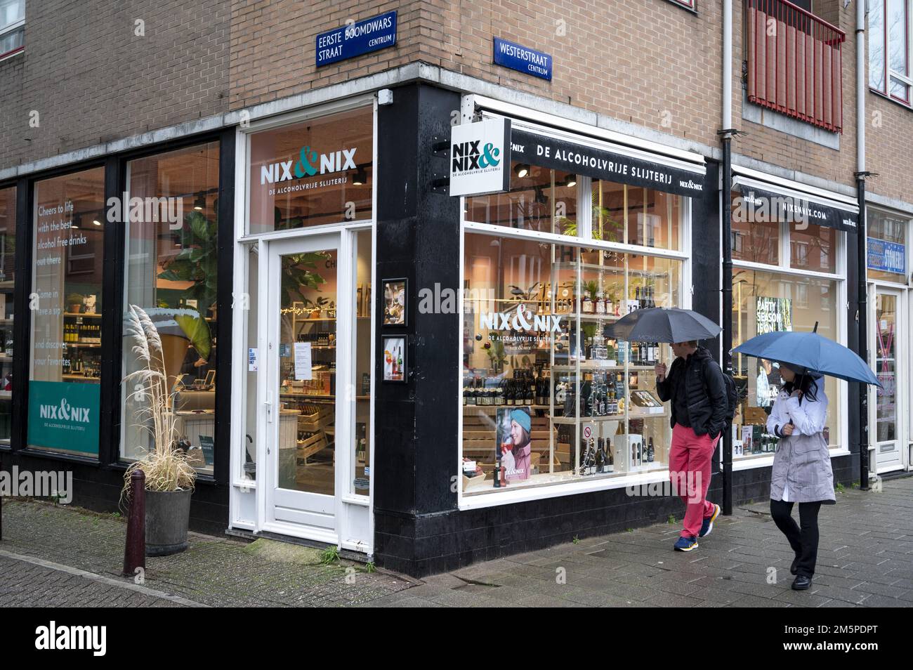 AMSTERDAM - Exterior of a branch of the alcohol-free liquor store of ...