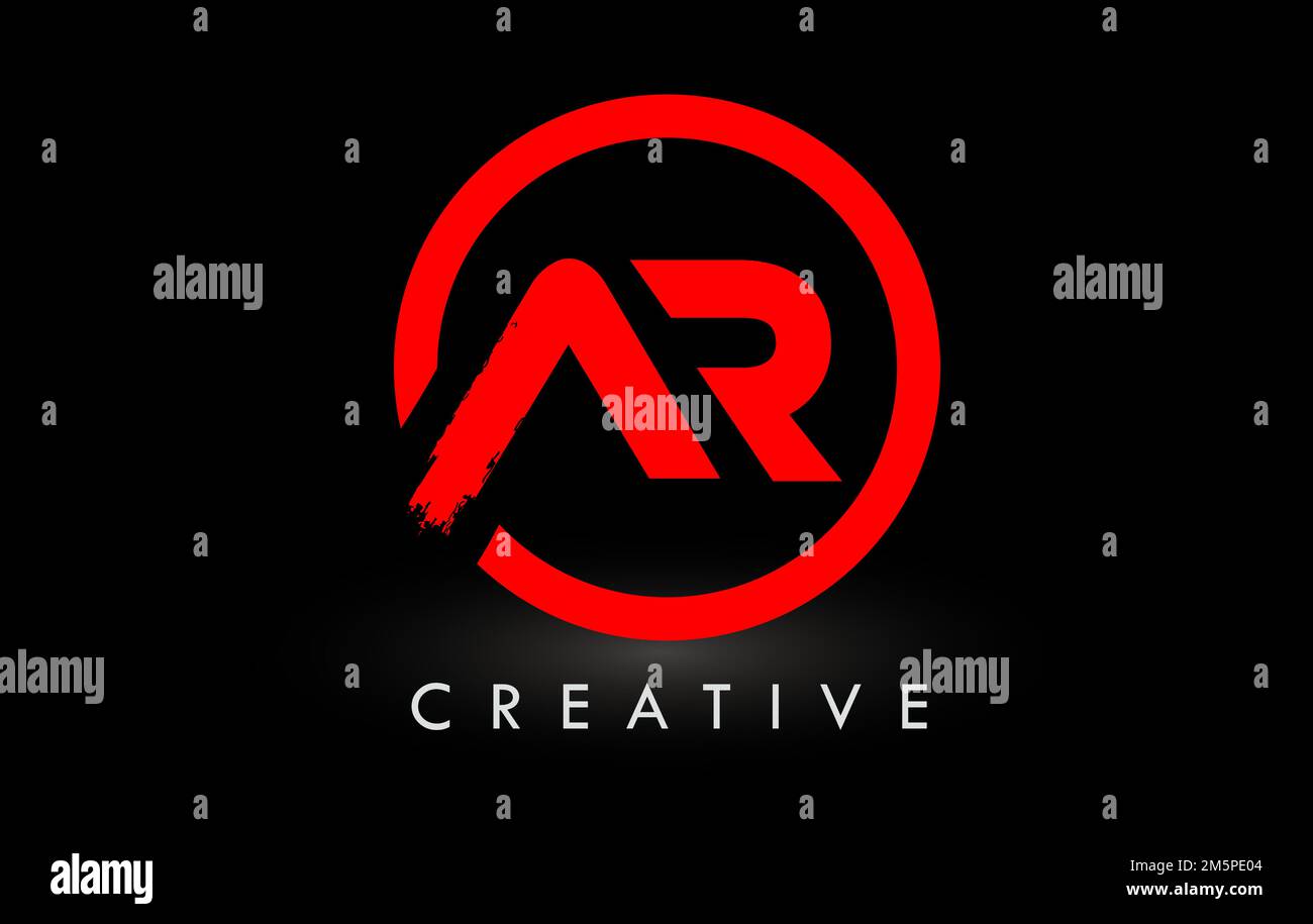 Ar red logo hi-res stock photography and images - Alamy