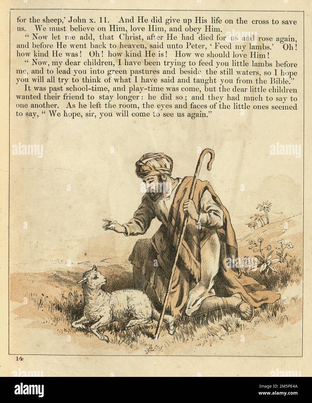 The Little lamb, how it was saved by the good shepherd, Christian ...