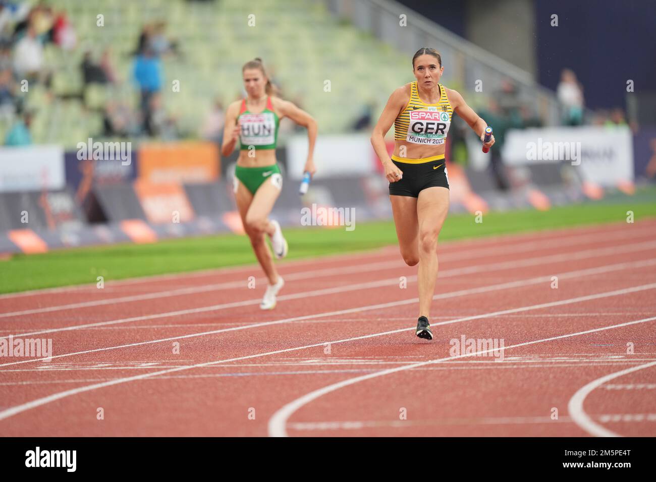 Women's 4x100 relay race Gold Medal (Rebekka Hasse). European ...