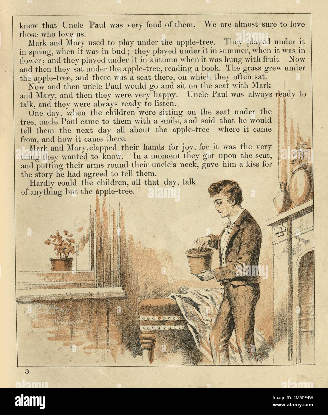 The story of the little pippin, or under the apple tree, boy planting ...