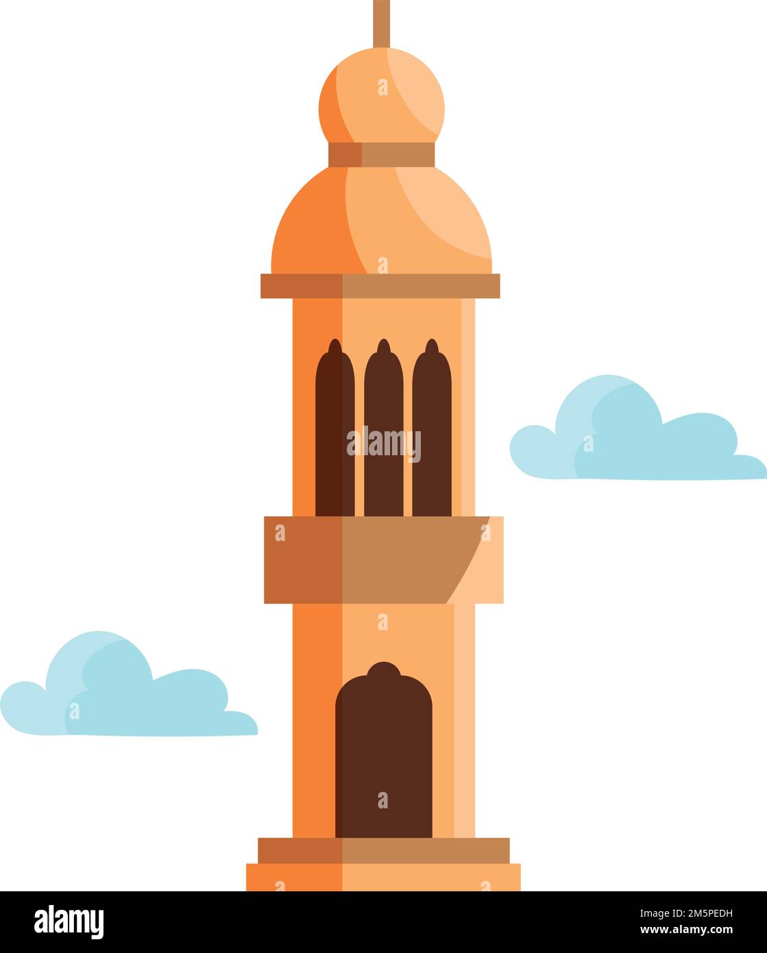 muslim mosque tower Stock Vector Image & Art - Alamy