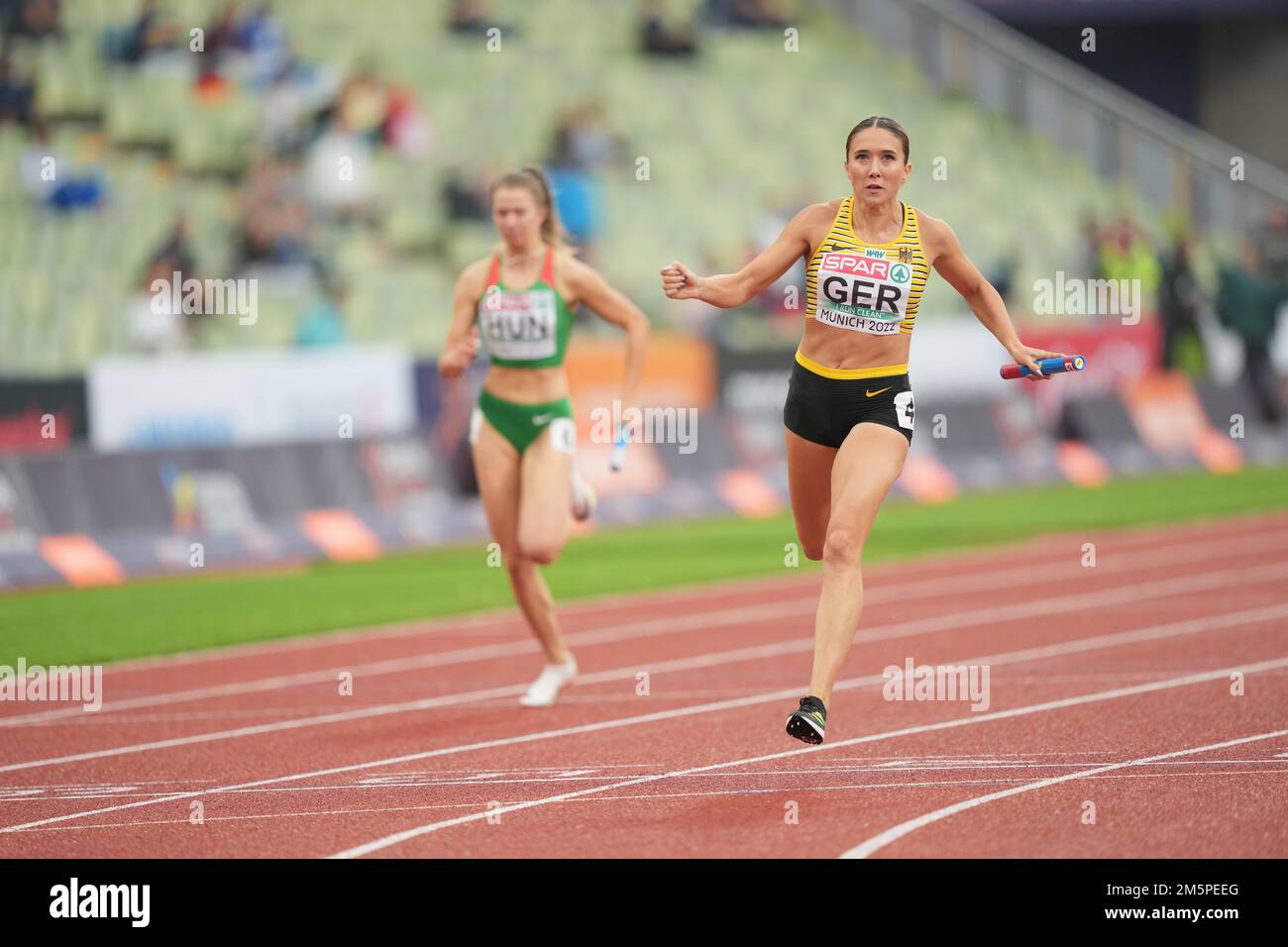 Women's 4x100 relay race Gold Medal (Rebekka Hasse). European ...