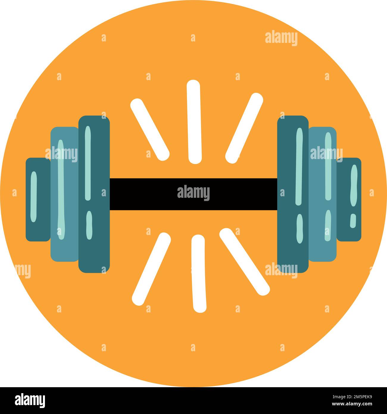 dumbbell gym equipment Stock Vector Image & Art - Alamy