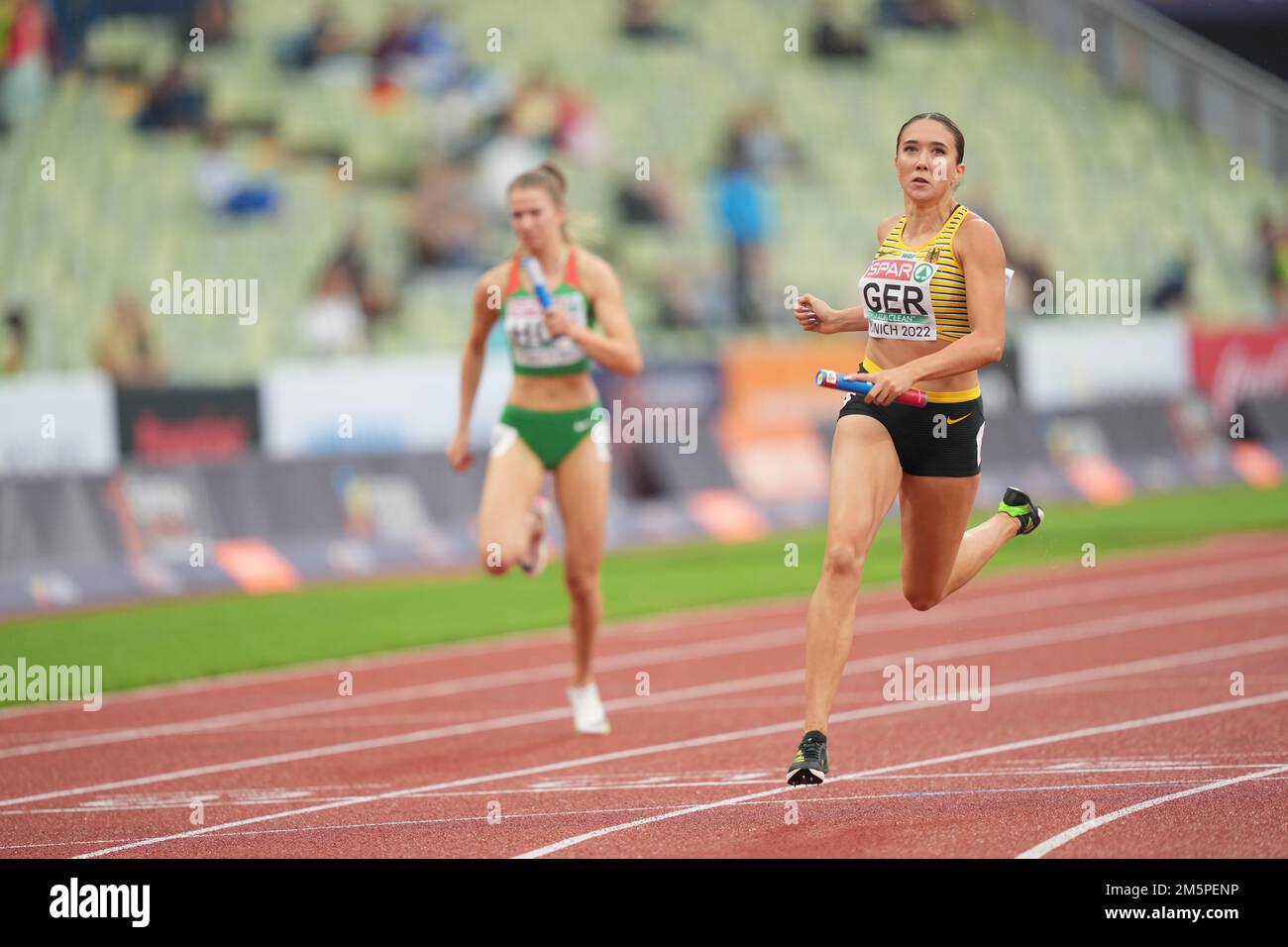 Women's 4x100 relay race Gold Medal (Rebekka Hasse). European ...