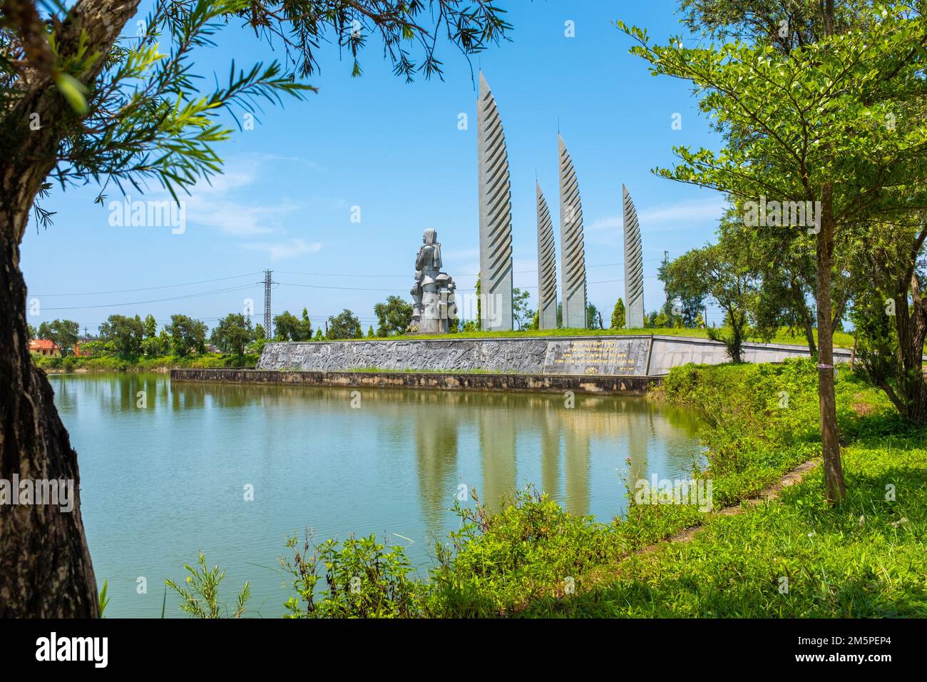 The Monument of Desire for National Reunification, Vietnam in Xuan Hoa ...