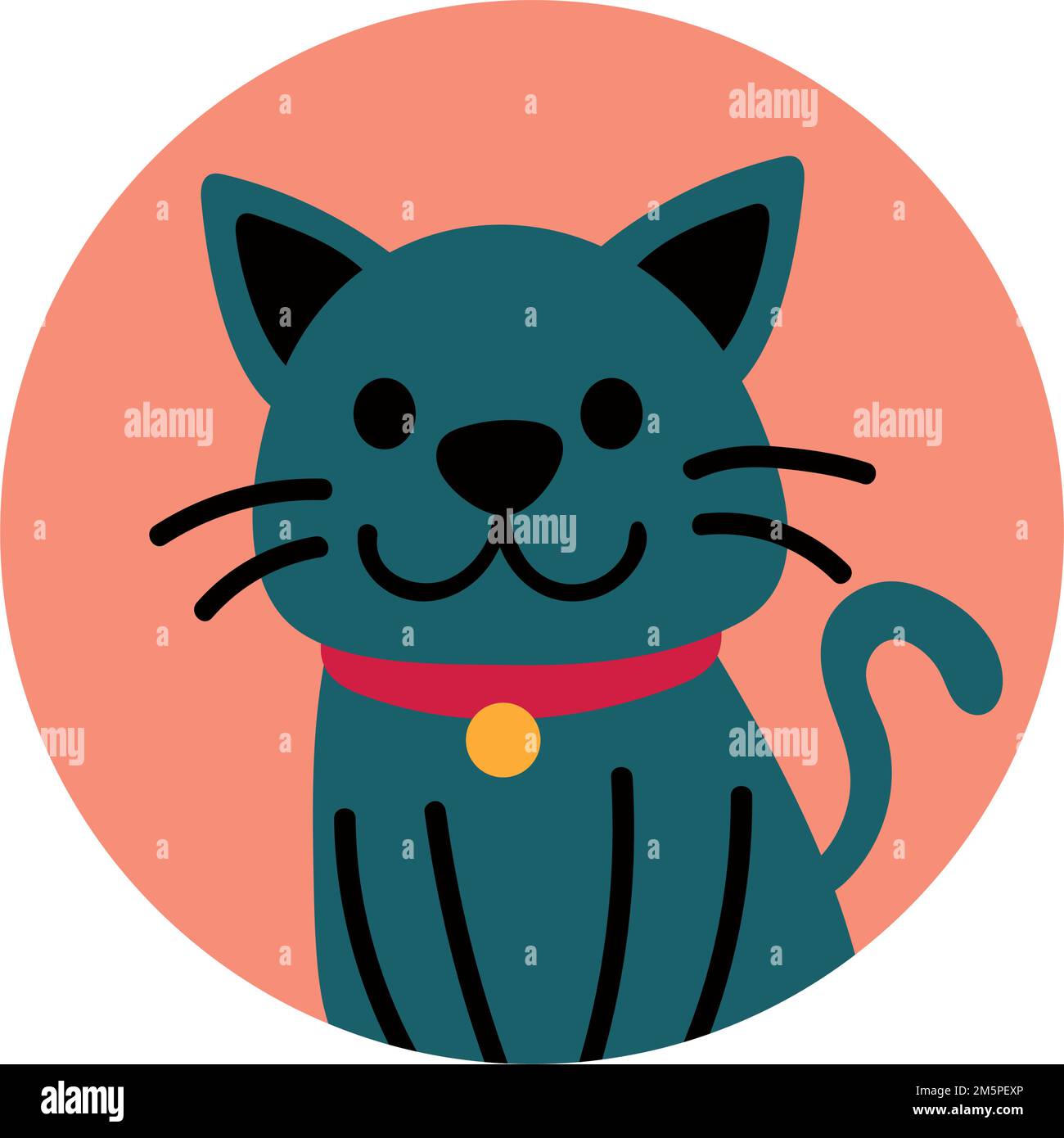 cute little cat Stock Vector Image & Art - Alamy