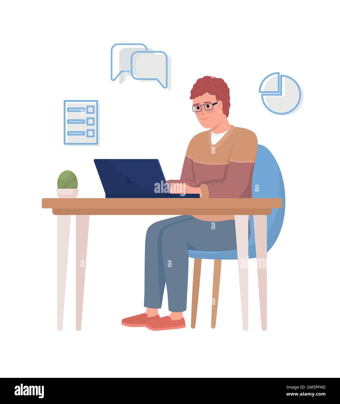 Remote user image Stock Vector Images - Alamy