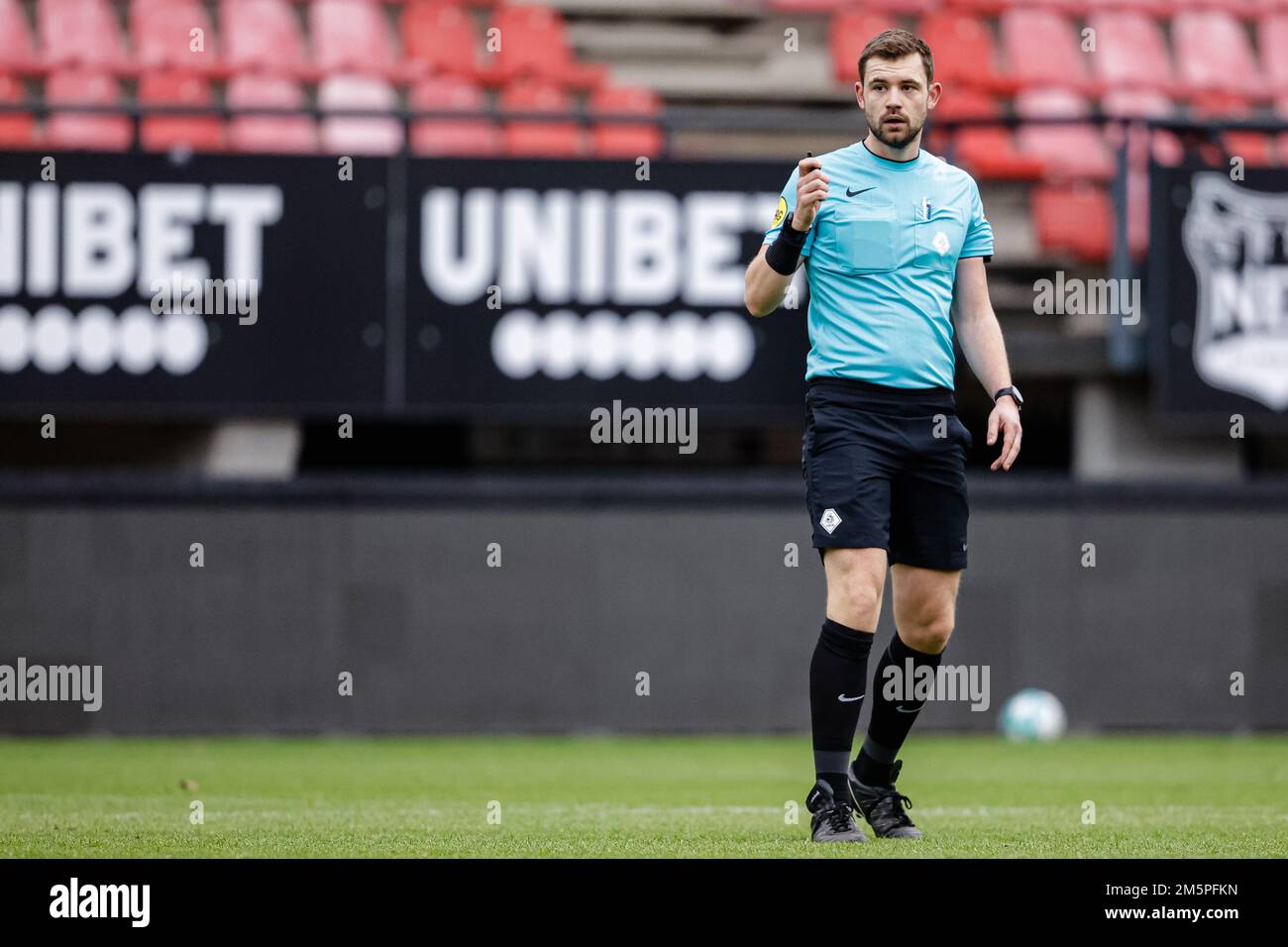 NIJMEGEN, NETHERLANDS - DECEMBER 30: Referee Boyd van Kommer during the ...