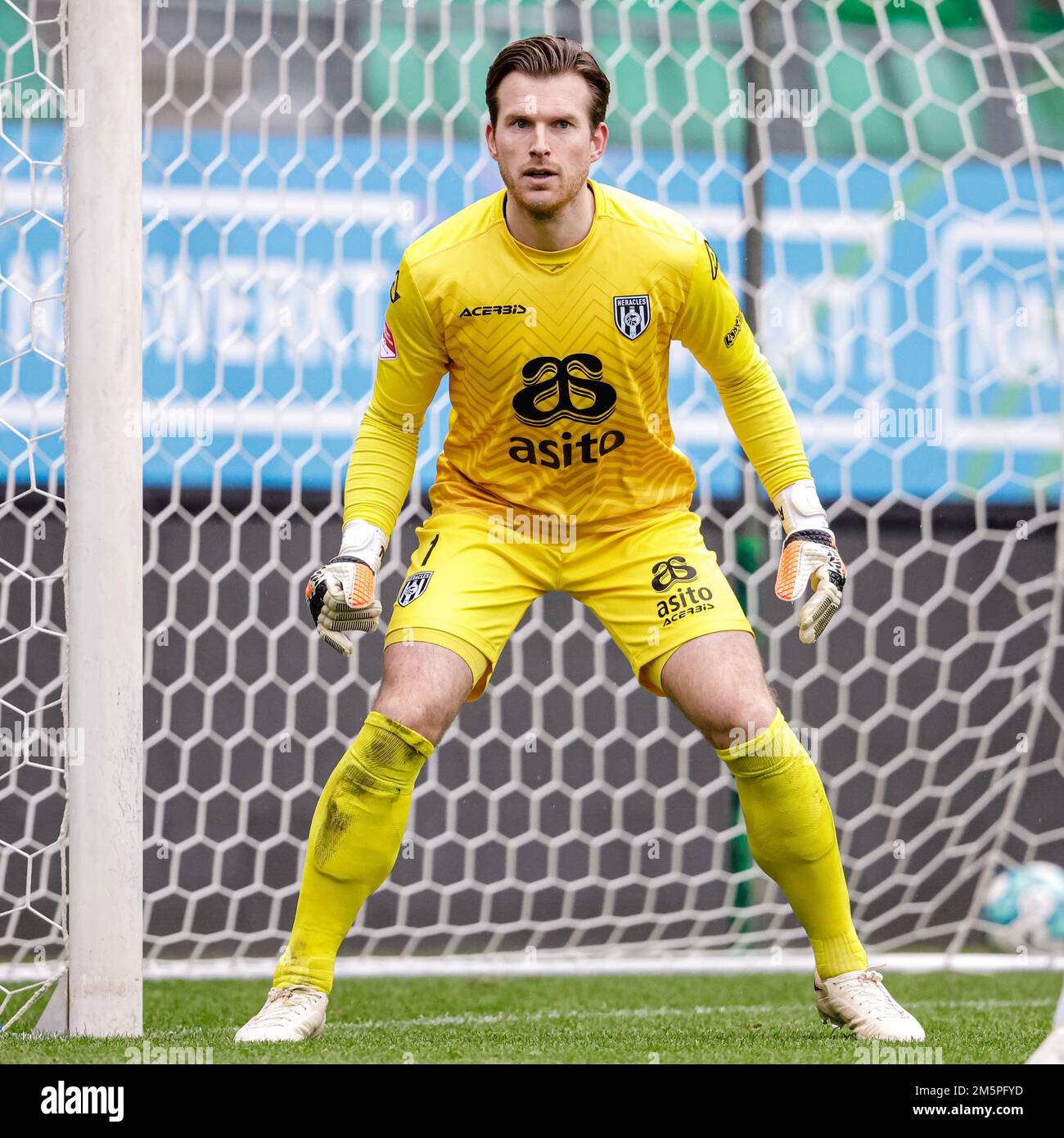 NIJMEGEN, NETHERLANDS - DECEMBER 30: Goalkeeper Michael Brouwer of ...