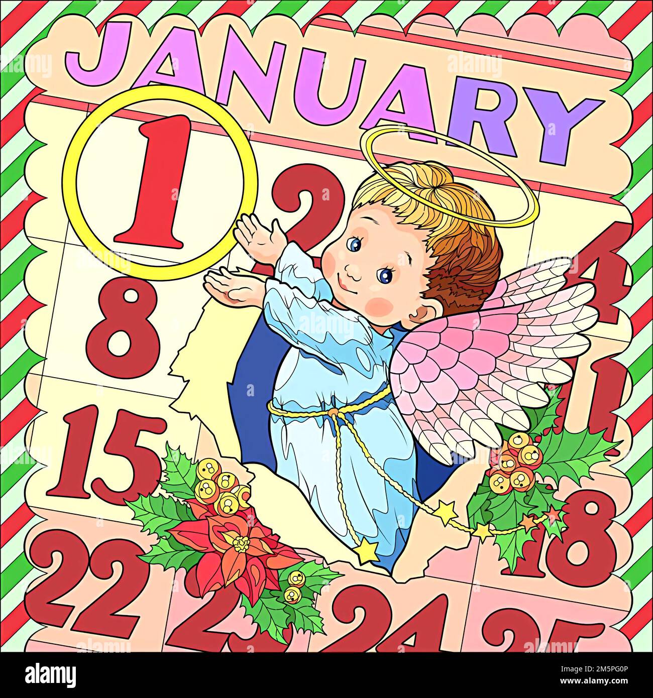 Cartoon illustration child hi-res stock photography and images - Alamy