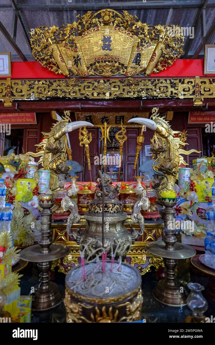 Bac Ha, Vietnam - December 17, 2022: Bac Ha Temple in Lao Cai province ...