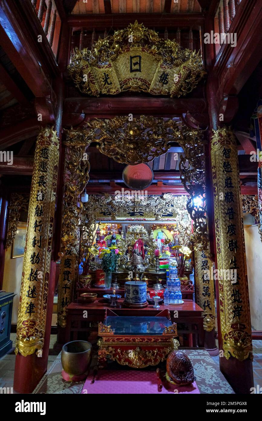 Bac Ha, Vietnam - December 17, 2022: Bac Ha Temple in Lao Cai province ...