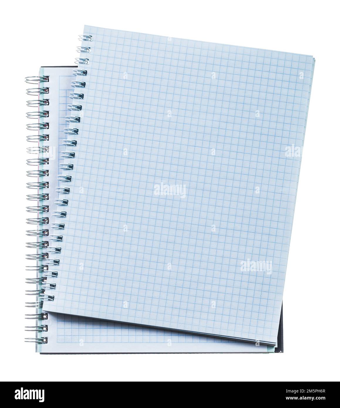 Spiral blank white notebooks hi-res stock photography and images - Alamy