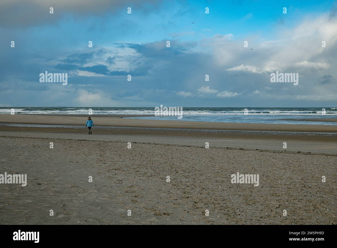 Woman walks on sand beach hi-res stock photography and images - Alamy