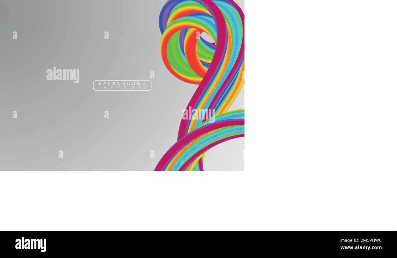 Abstract shiny color wave light effect vector illustration. Magic ...