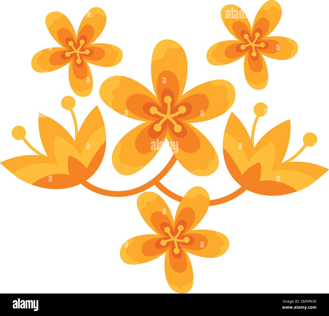 chinese golden tree Stock Vector Image & Art - Alamy
