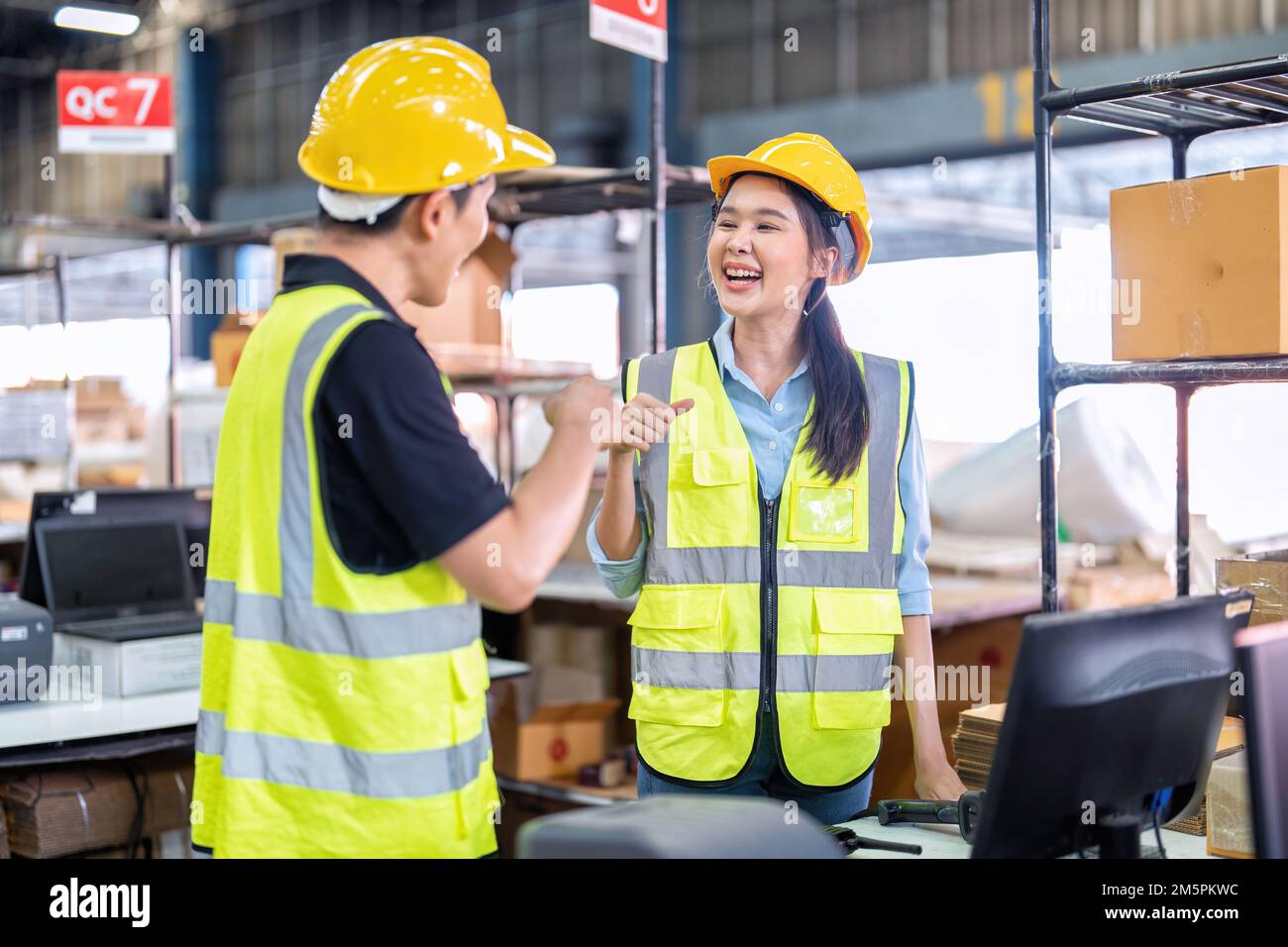 Trainee worker in large depot storage warehouse appreciated thank you ...