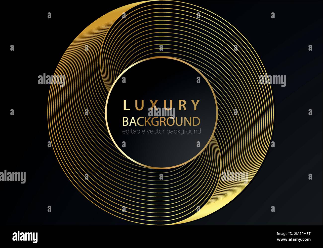 Abstract black and gold lines luxury background Stock Vector Image ...