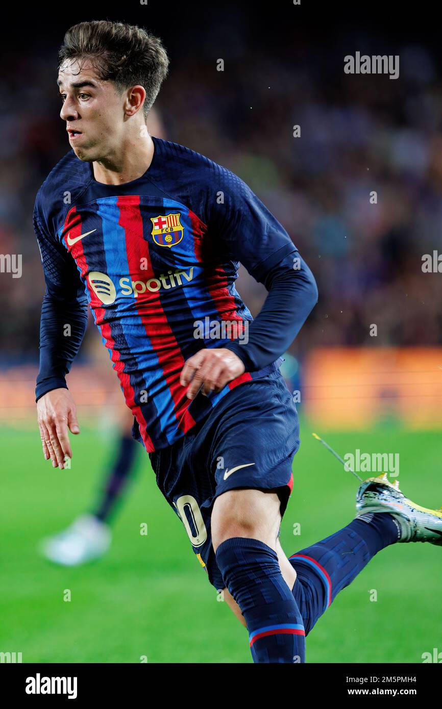 BARCELONA - OCT 9: Gavi in action during the LaLiga match between FC ...