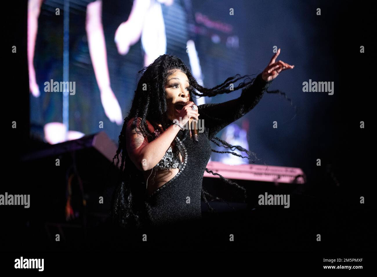 Jacksonville, FL USA. 29 DEC 2022. K. Michelle performing live during ...