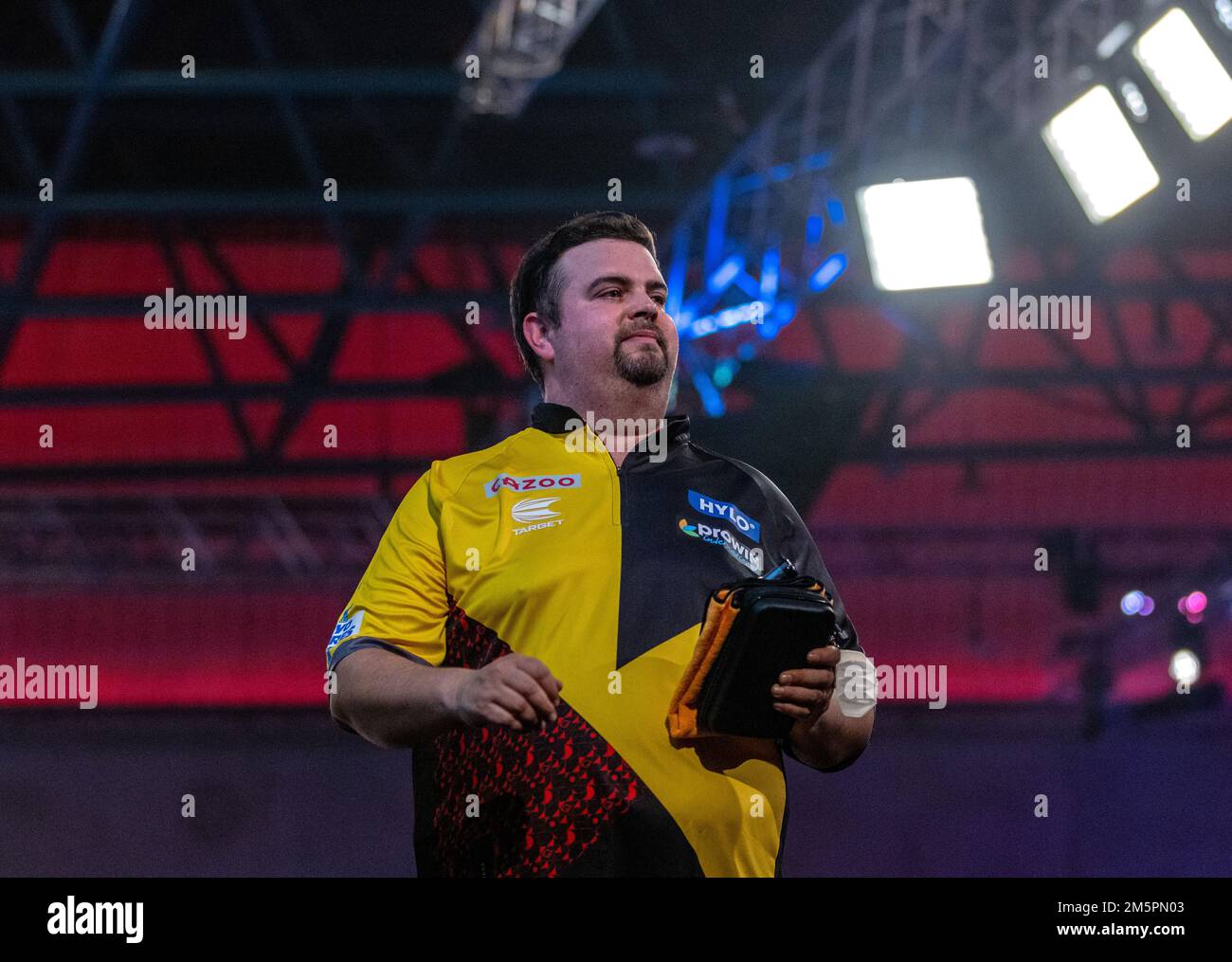 Gabriel Clemens after winning his match during day thirteen of the ...