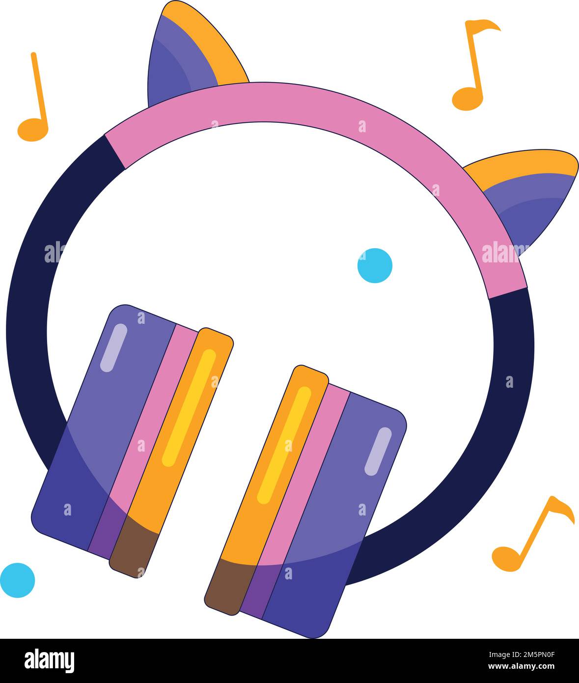 headset k-pop style Stock Vector Image & Art - Alamy