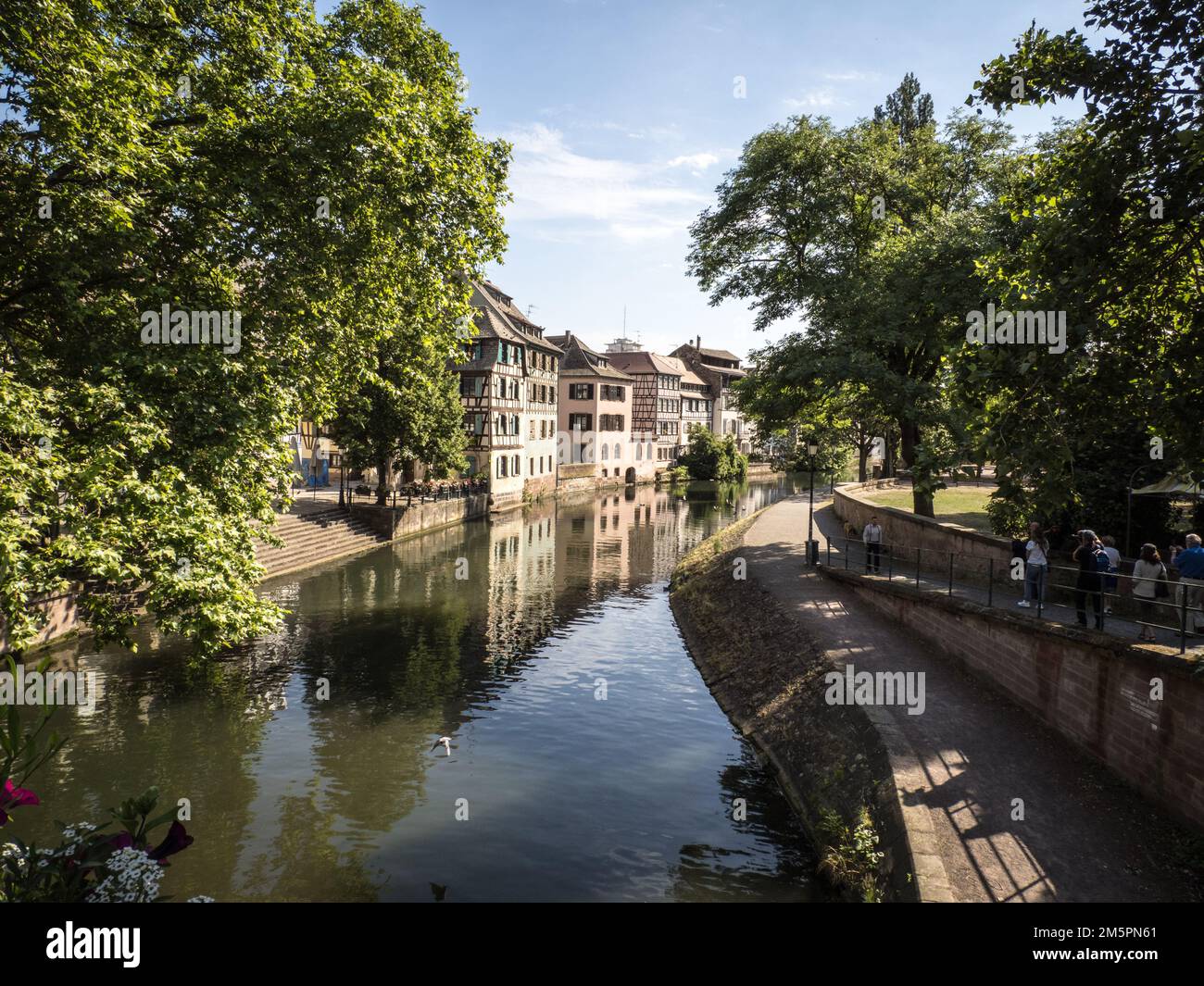 River Ill and canals, Petite France, Strasbourg, France Stock Photo - Alamy