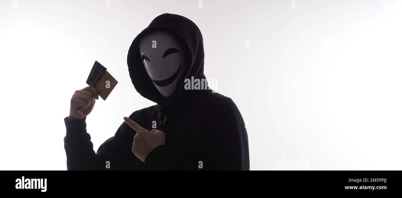 Stolen credit cards in hacker hi-res stock photography and images - Alamy
