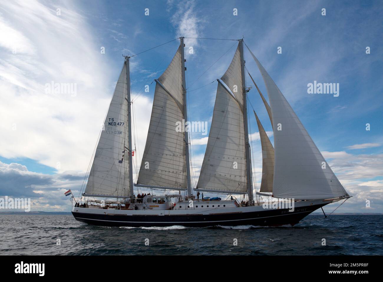 Dutch schooner Eendracht at the start of the tall ships race Hartlepool ...