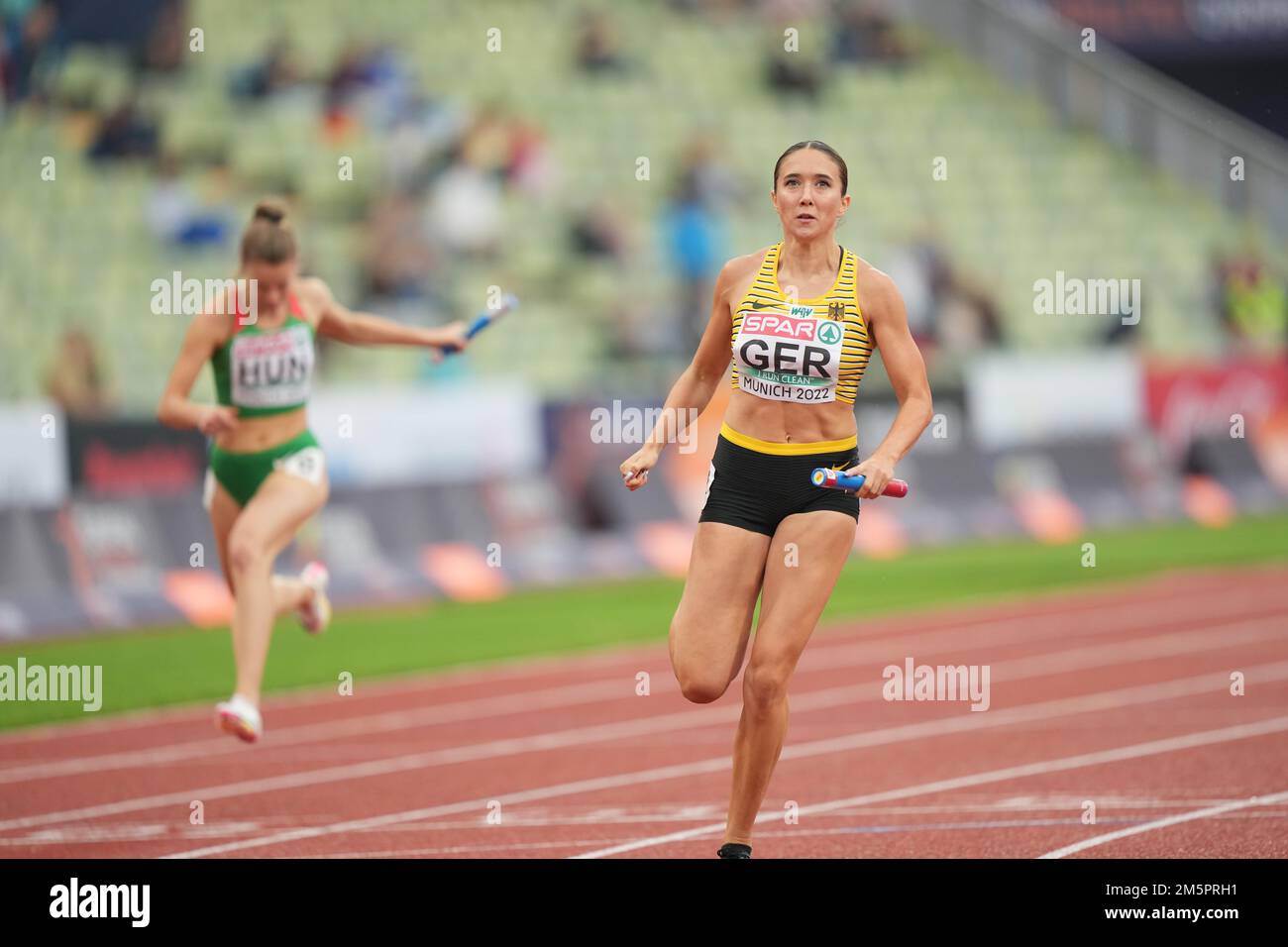 Women's 4x100 relay race Gold Medal (Rebekka Hasse). European ...