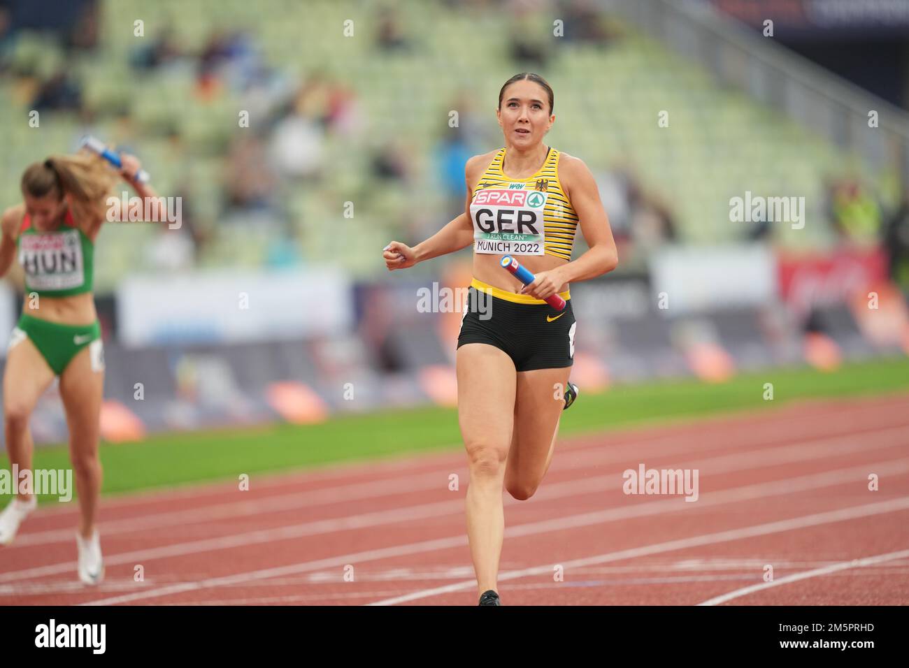 Women's 4x100 relay race Gold Medal (Rebekka Hasse). European ...
