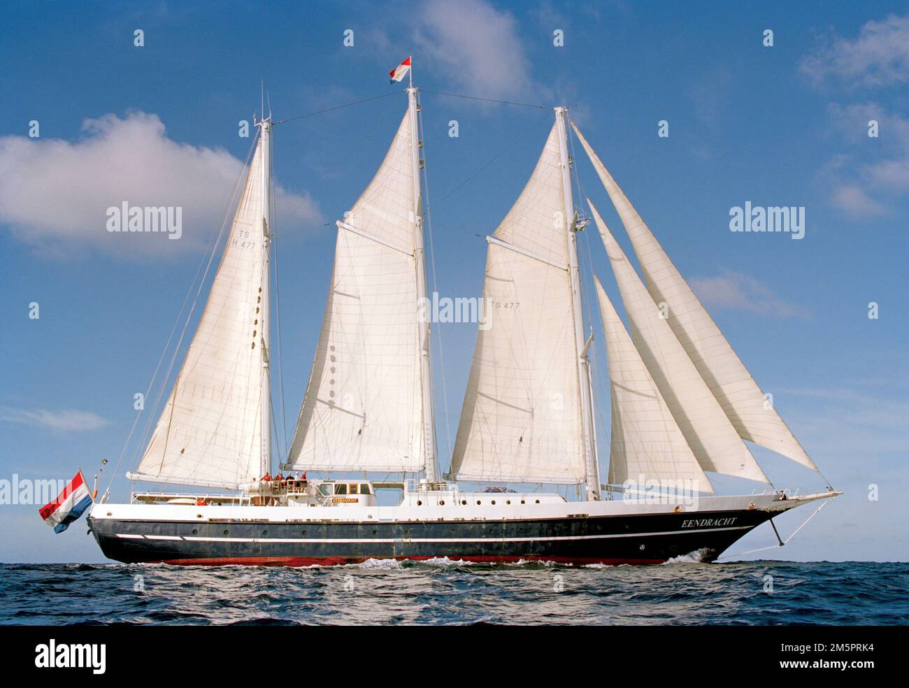 Dutch schooner, Eendracht, Canary Islands, 2001 Stock Photo - Alamy