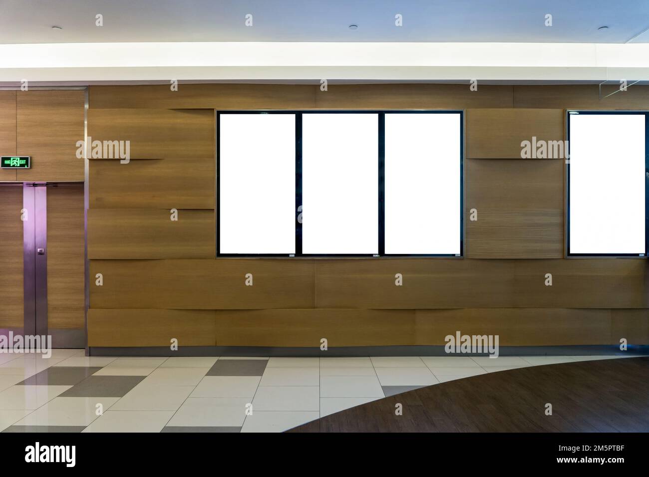 The building's interior with bright white windows Stock Photo - Alamy