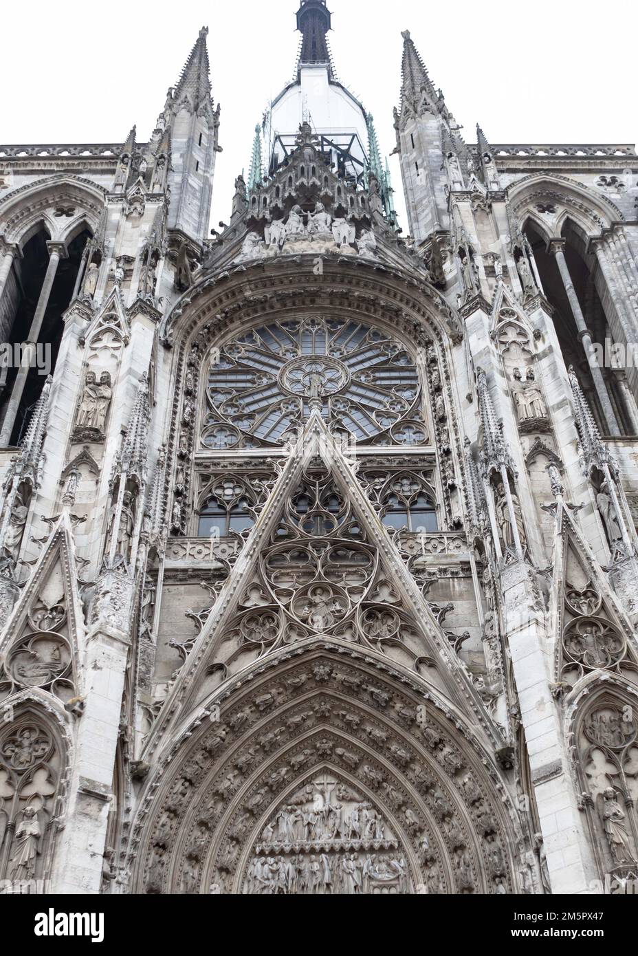 Rouen Notre Dame Cathedral facade Stock Photo - Alamy