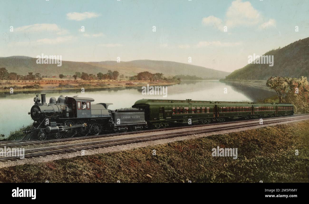 Black Diamond Express - Lehigh Valley Railroad - Pennsylvania, USA ...