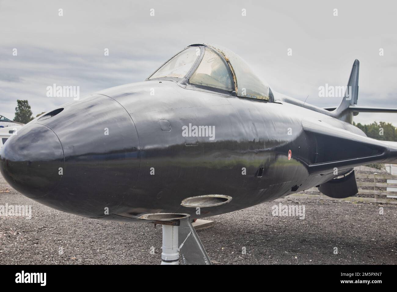 Cold war fighter jet in Scotland Stock Photo - Alamy
