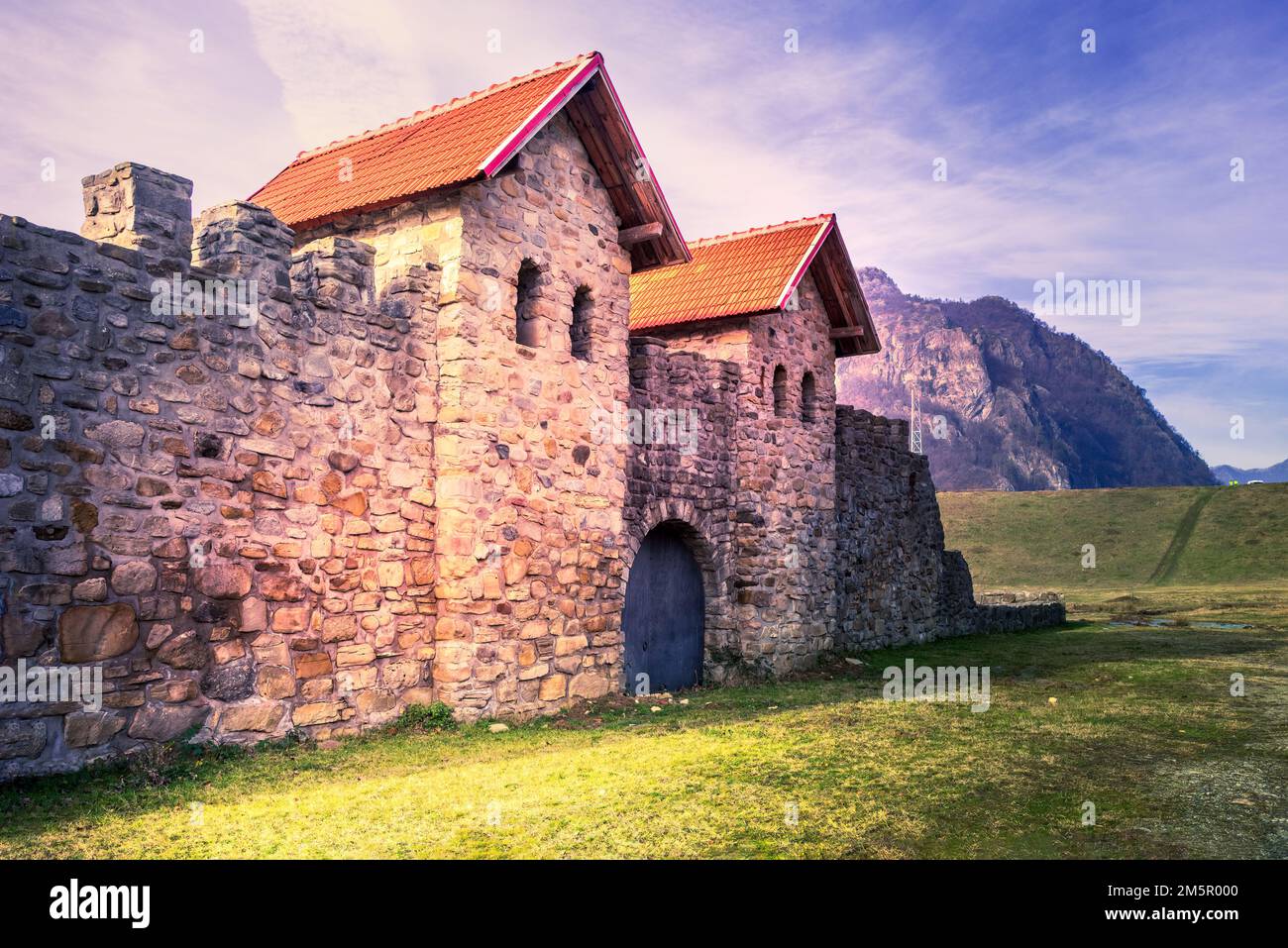 Castrum Arutela, Romania - Ancient roman ruins of Dacia Inferior ...