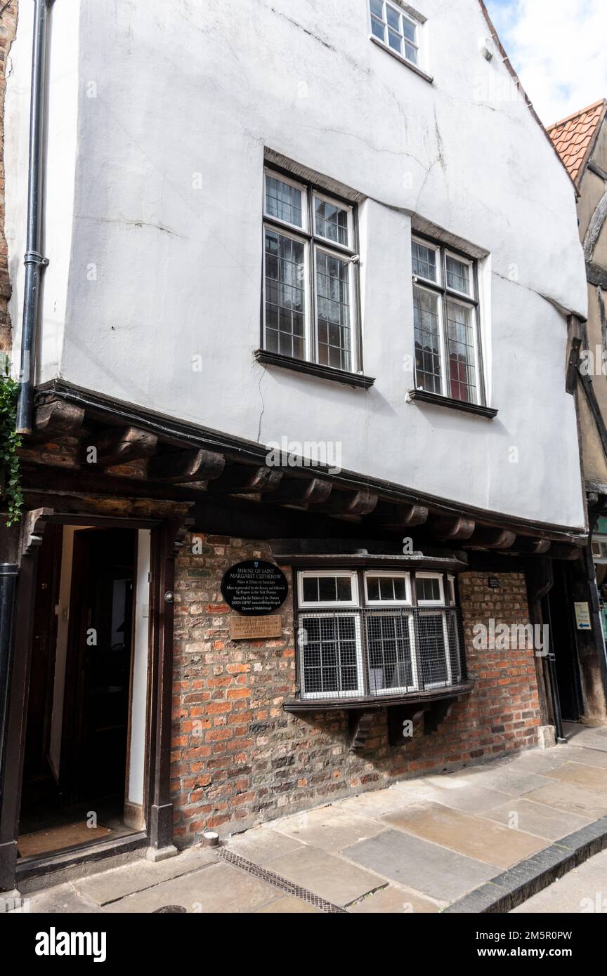 The home and shine of Saint Margaret Clitherow in The Shambles, a ...