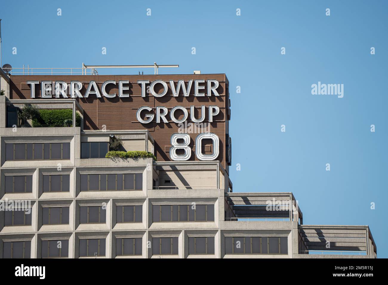 An aerial view of Terrace Tower Group in Sydney Stock Photo - Alamy