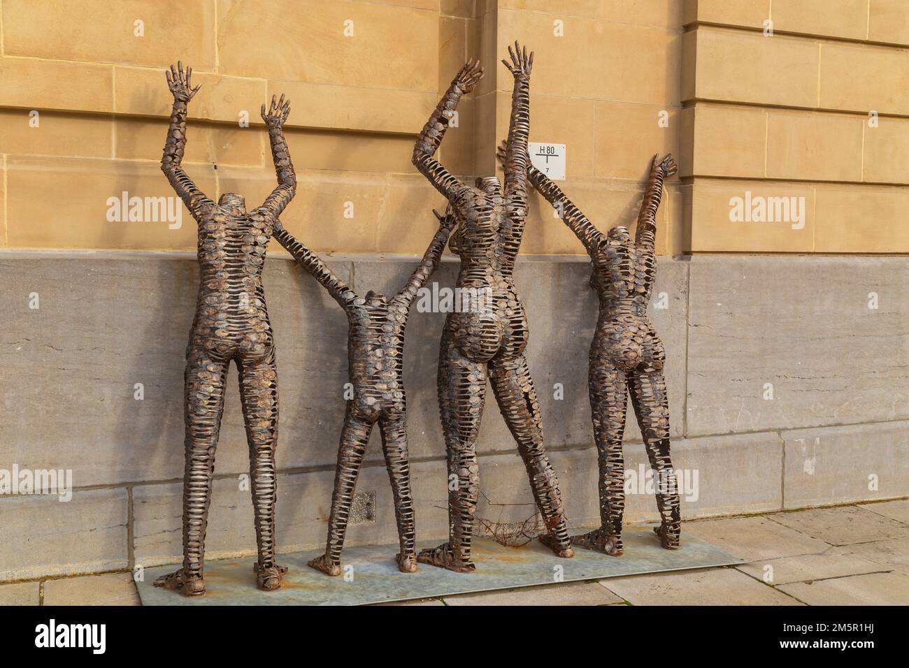 Brussels, Belgium: 5 November 2022: Sculpture by congolese artist ...