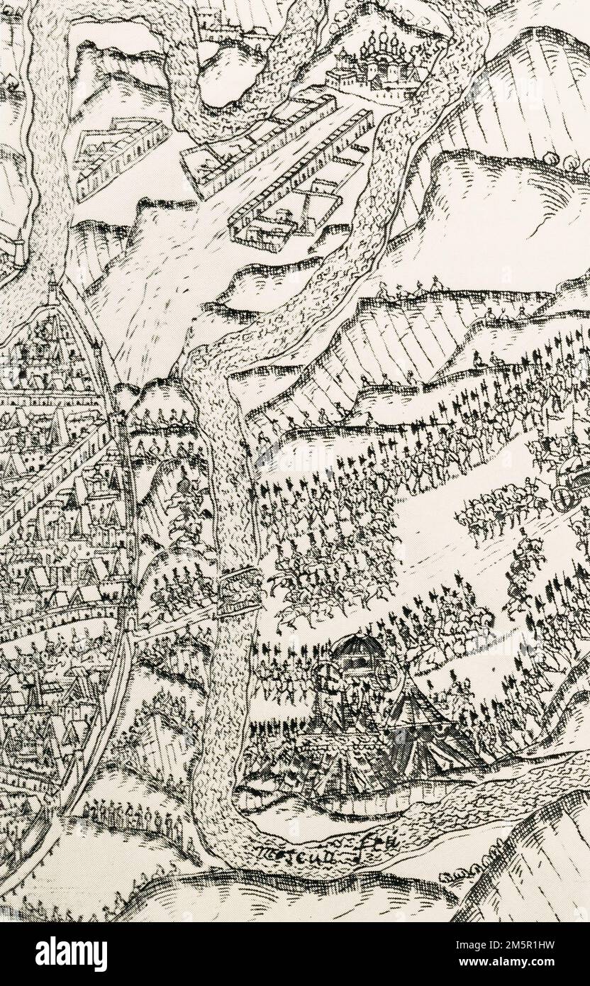 Ivan Bolotnikovs Uprising. Battle Between Bolotnikovs Army And Tsarist ...