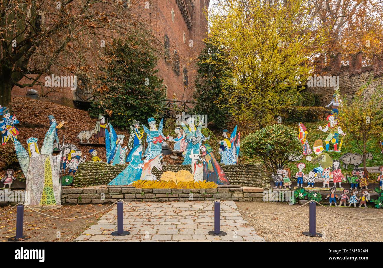 The Medieval Hamlet at the Valentino Park, Turin, northern Italy ...