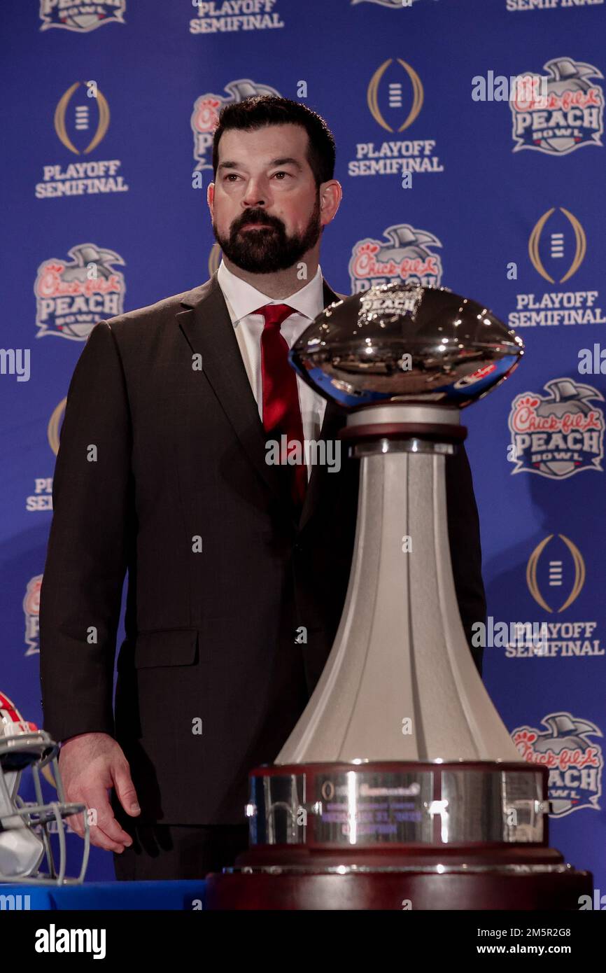 Atlanta, Georgia, USA. 30th Dec, 2022. Ohio State Buckeyes head coach ...