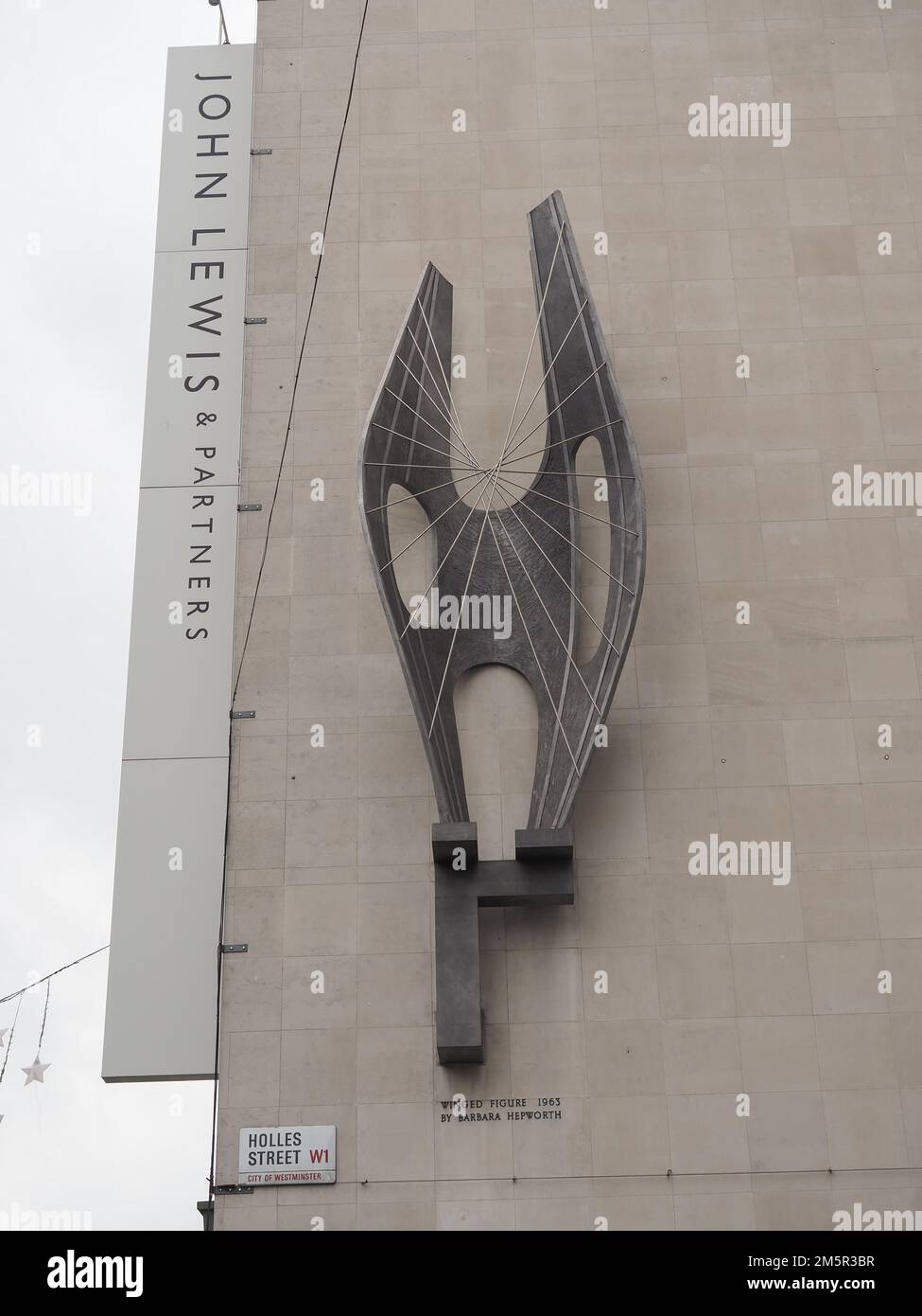 LONDON, UK - CIRCA OCTOBER 2022: Winged Figure by sculptor Barbara ...