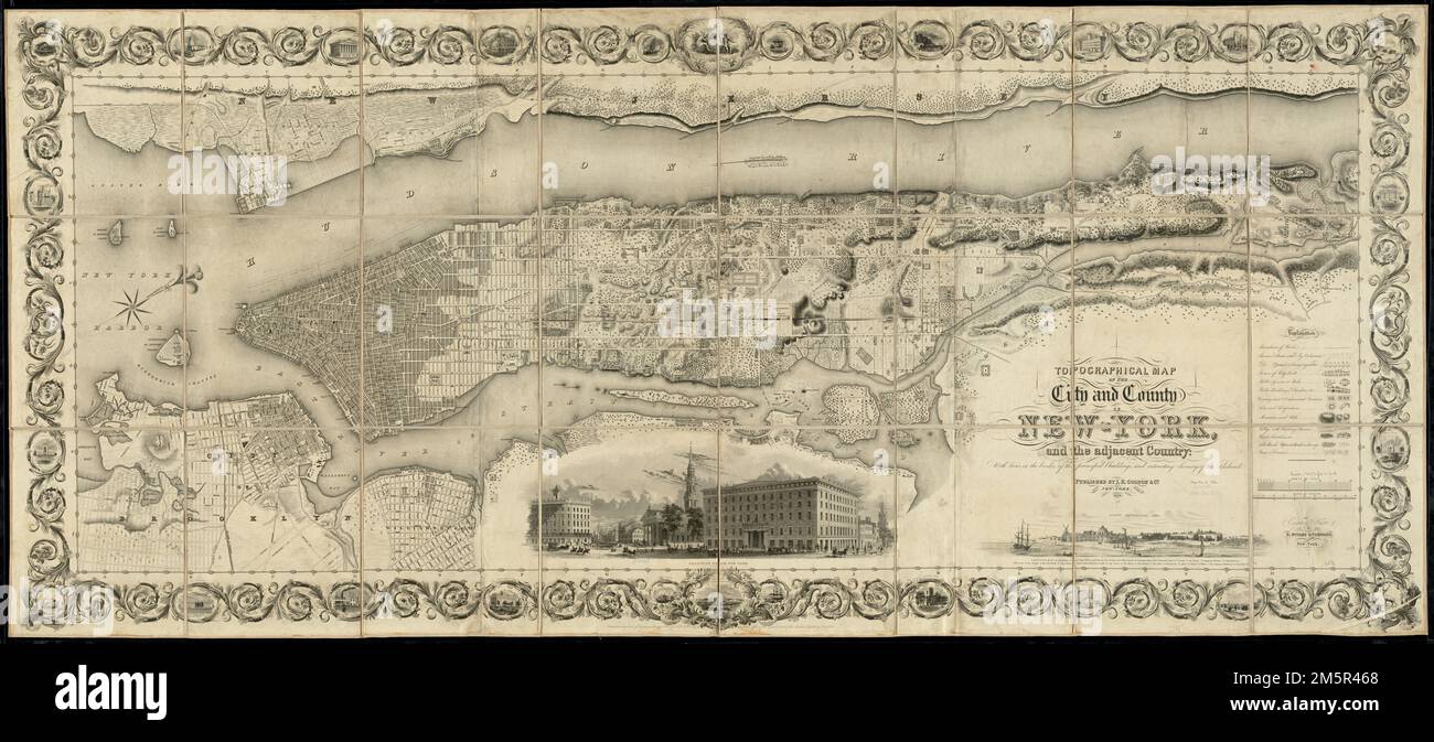 Map of wards island hi-res stock photography and images - Alamy