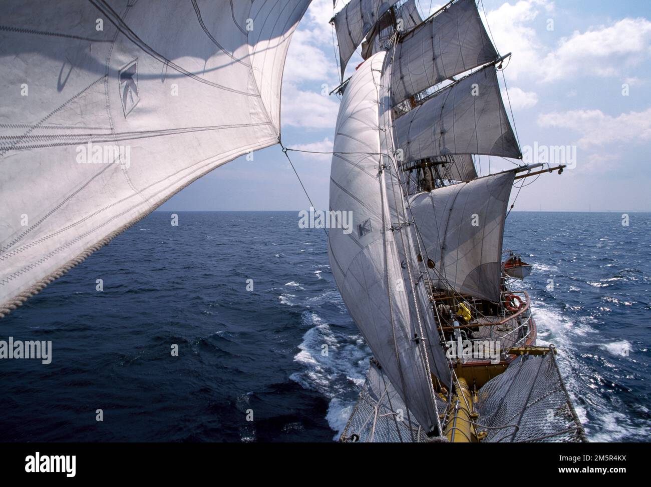 from bowsprit of Dutch barque Europa, 1997 Stock Photo - Alamy