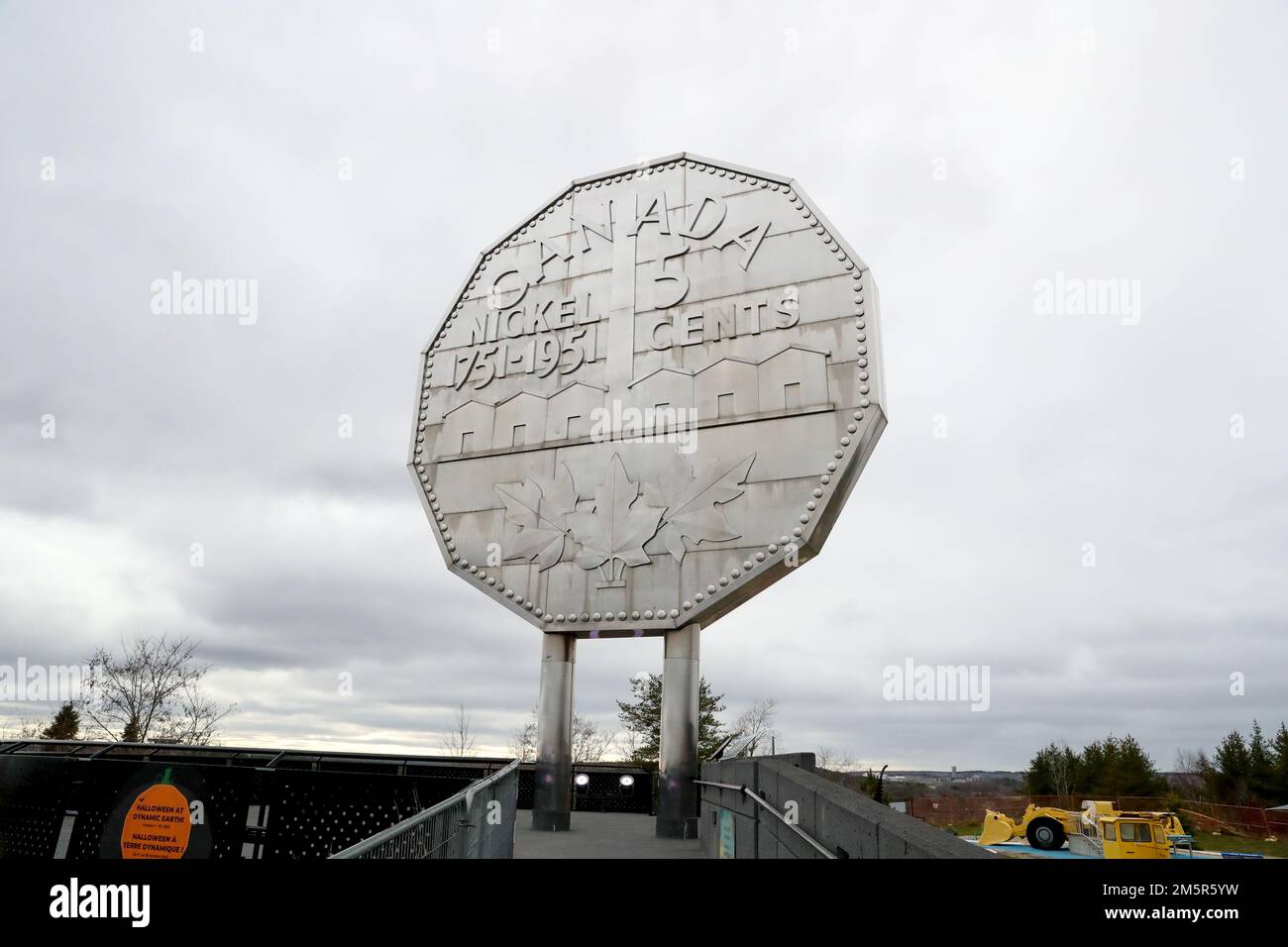 Nov 12 2022, Sudbury Ontario Canada. The Big Nickel stands at the ...