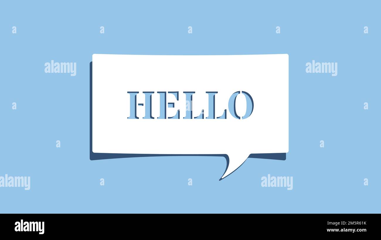 Blue paper cutout design hi-res stock photography and images - Alamy