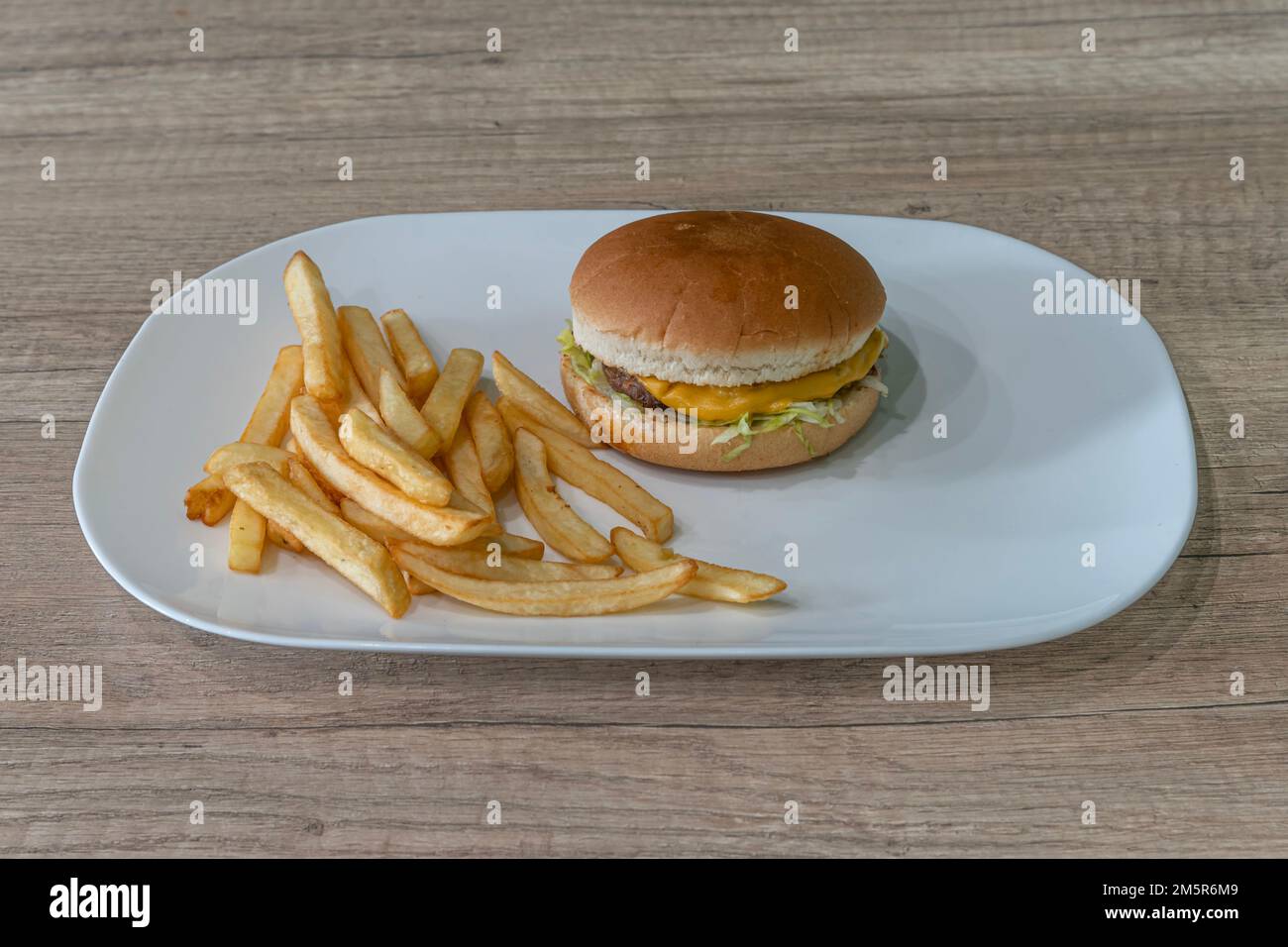 Middle East dishe culinary Still Life. Cheese burger with chopped steak ...